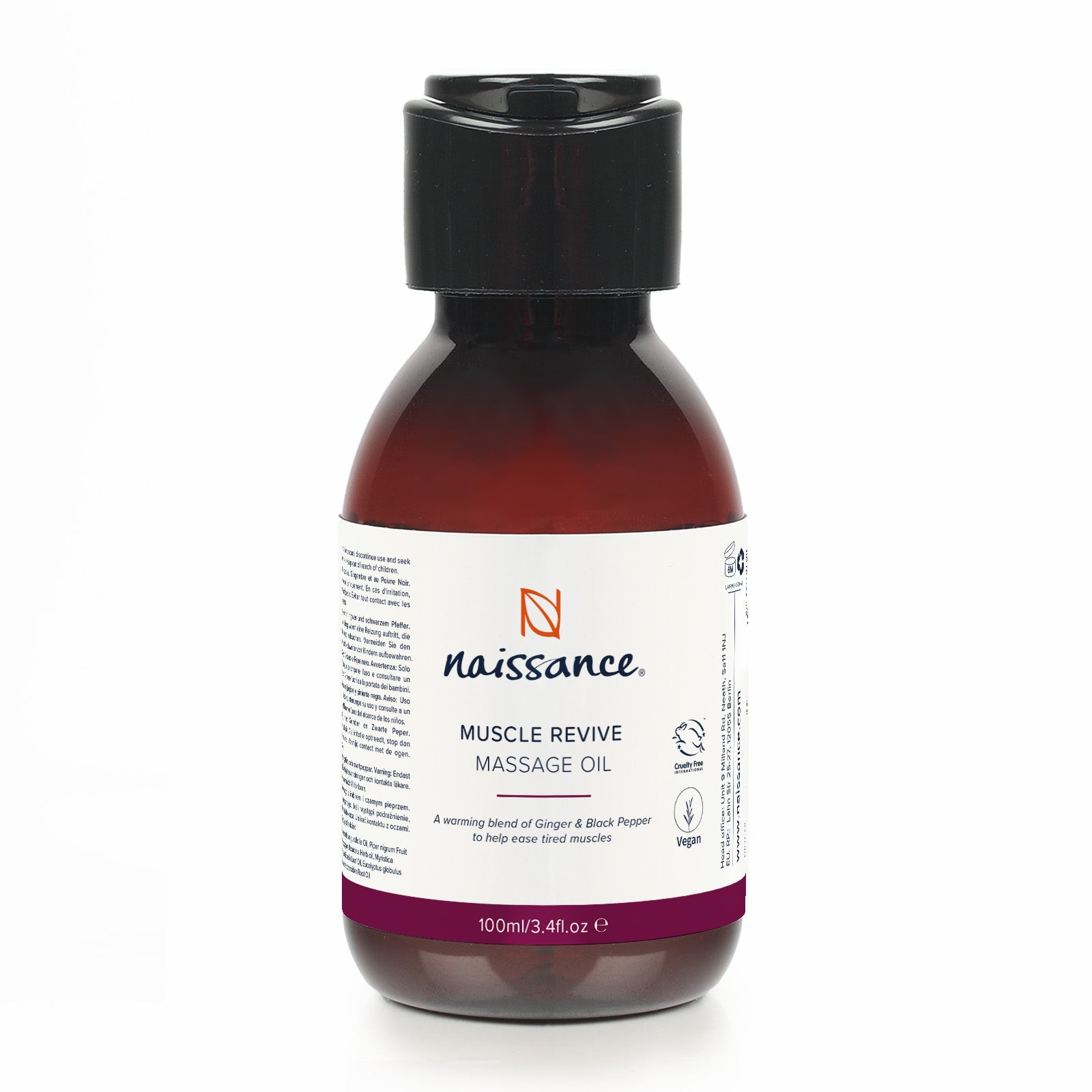 Muscle Revive Massage Oil | Naissance – Naissance UK