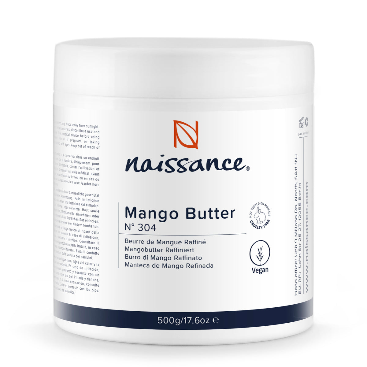 Refined Mango Butter | Naissance – Naissance UK